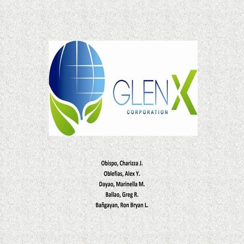 Quotations of GLENX Corporation | PPT