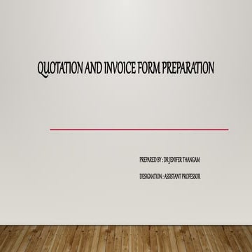 Quotation and Invoice form Preparation.pptx
