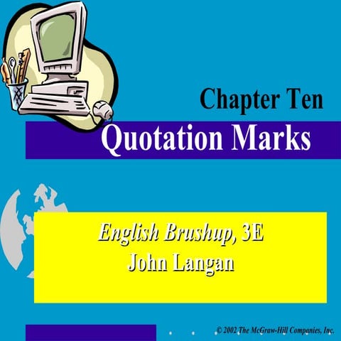 Quotation Marks | PPT