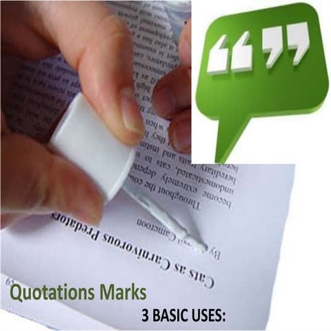 Quotations marks | PPTX