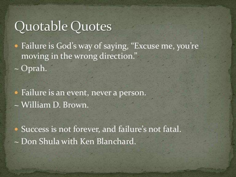 Quotable Quotes