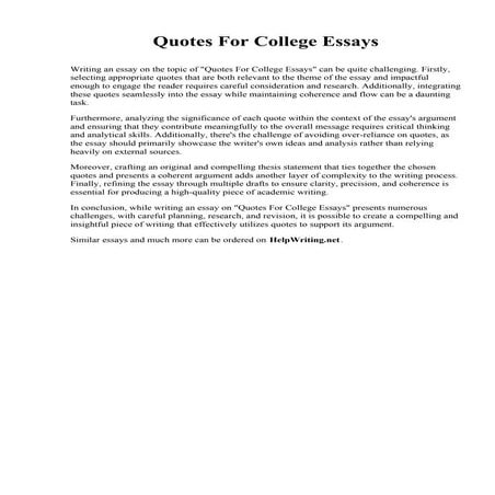 Quotes For College Essays.pdf