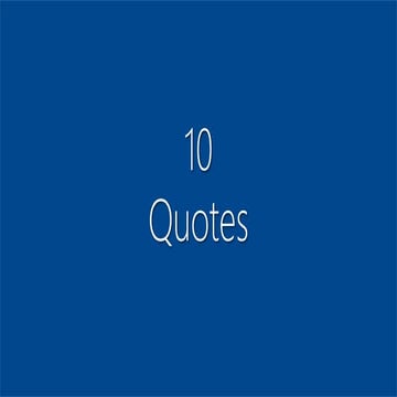 10 inspirational quotes for office | PPTX