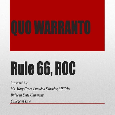 writ of execution Rule 39 Rules of Court | PPTX