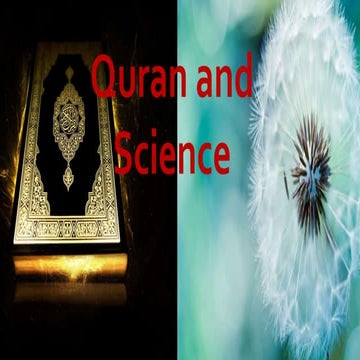 Quran and science by saeed (1) | PPT