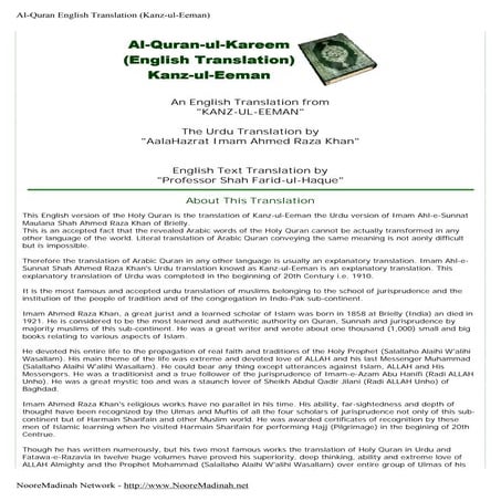Quran english Translation. | PDF