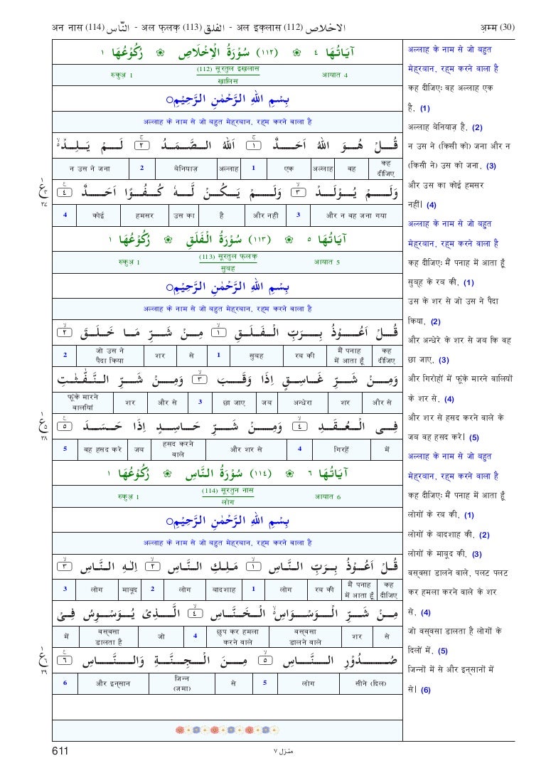Word For Word Meaning
