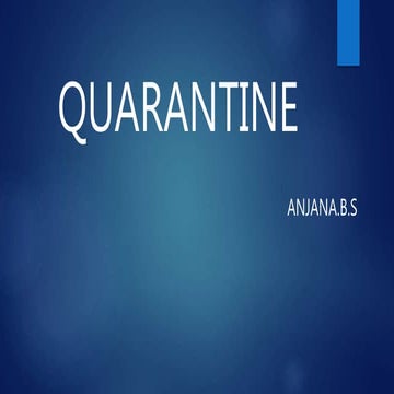 Qurantine | PPTX