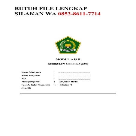 Modul Panca Indera | PDF