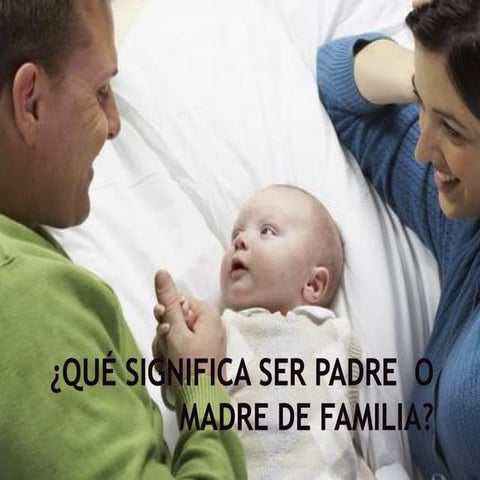 Qué significa ser padre o madre | PPTX