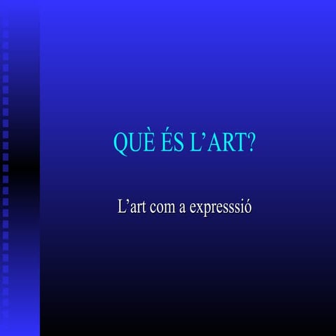 Què és l'art? | PPT