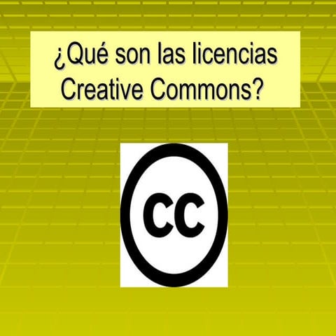 Licencia creative commons | PDF