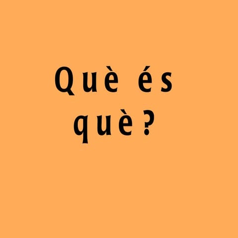 Què és què final | PPT