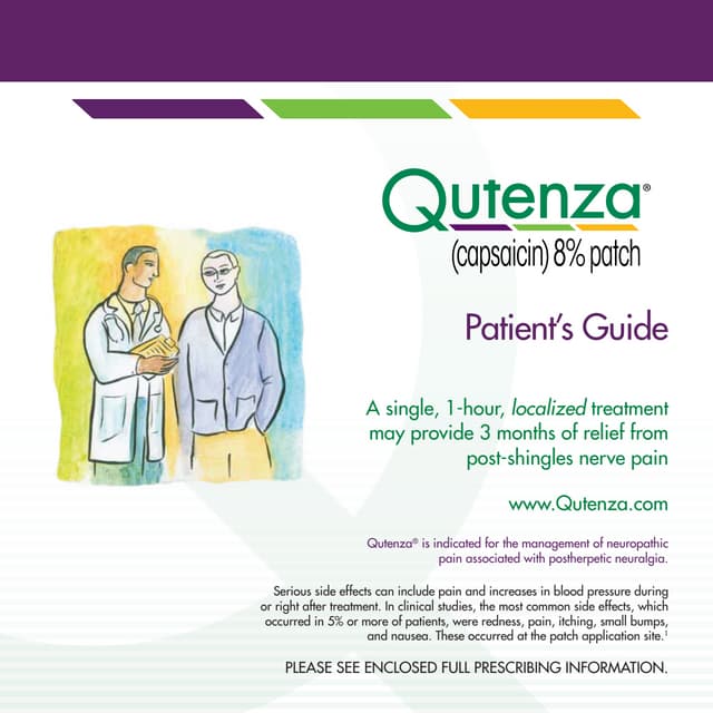Qutenza Patient Guide | PDF