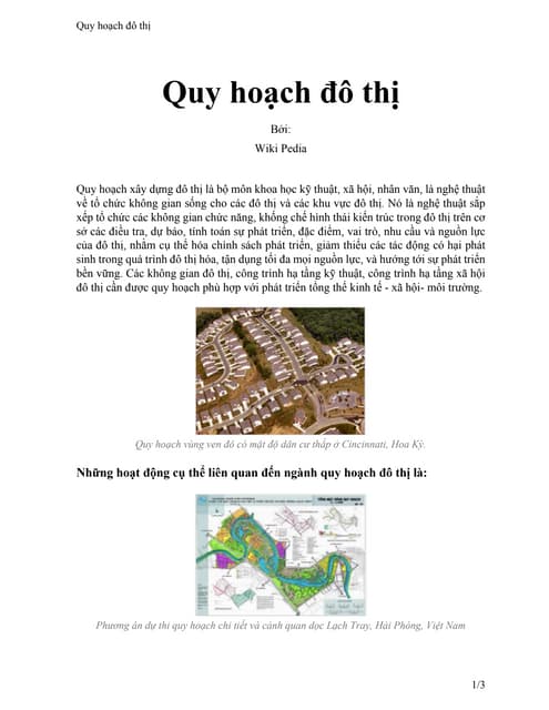 03.co so quy hoach | PDF