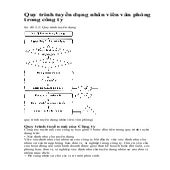 Quy trình tuyển dụng nhân viên văn phòng trong công ty, 9đ | PDF