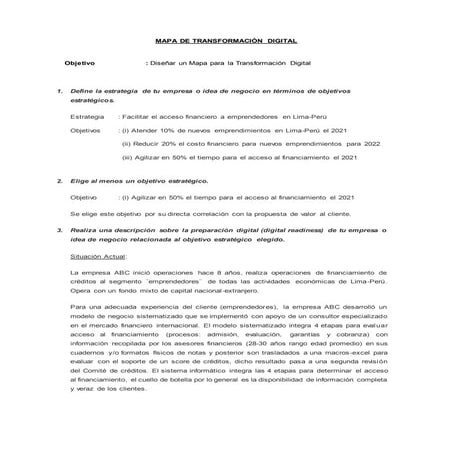 Mapa Transformacion Digital Docx