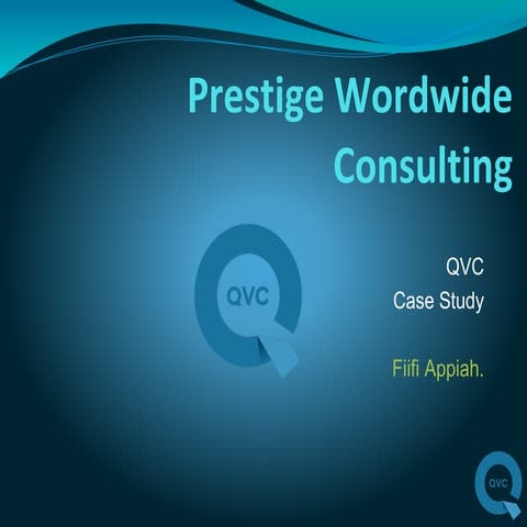 Class Case study presentation QVC | PPTX