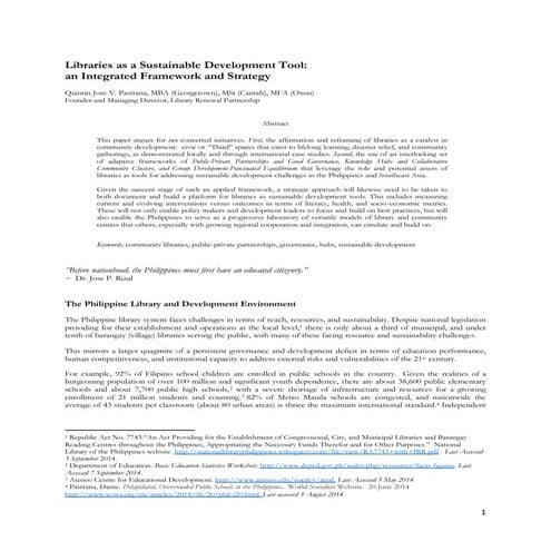 Libraries as Third Spaces and Sustainable Development Tools: Oxford ...