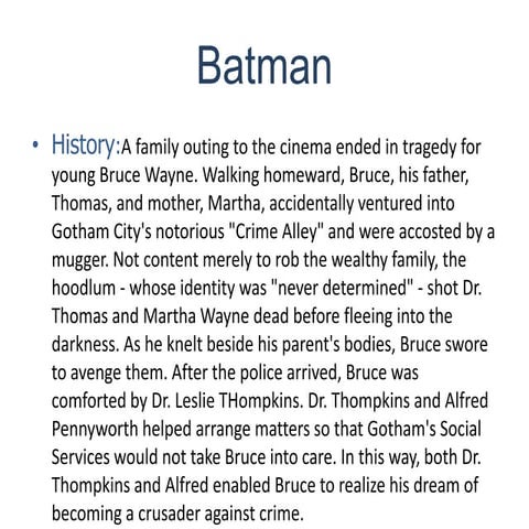 Batman | PPT