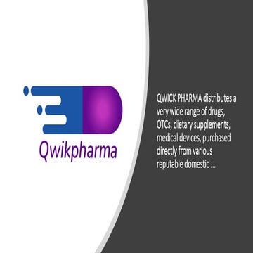Qwick pharma | PDF
