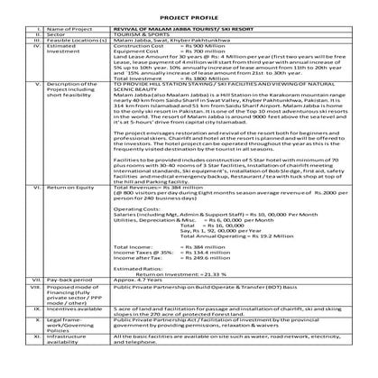 Project profile new | DOCX | Business Accounting & Finance | Business