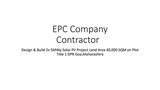 Engineering Drawings required for Solar Projects | PDF