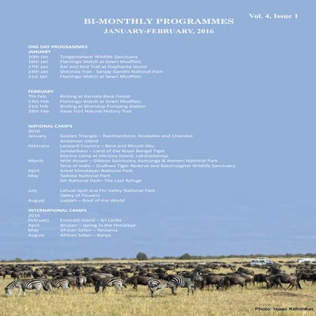 Programmes january february 2016 | PDF | Asia Travel | Travel Locations