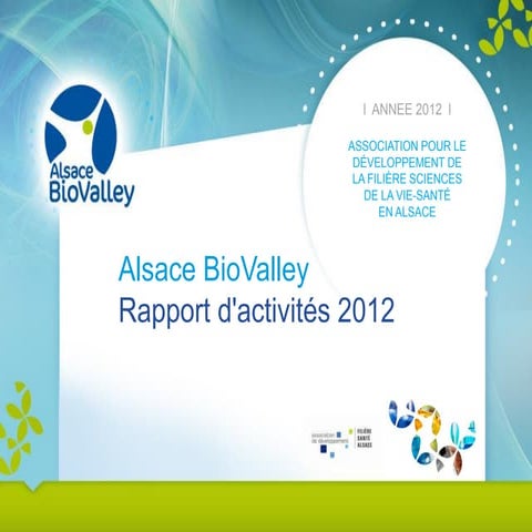 Alsace BioValley booklet | PDF