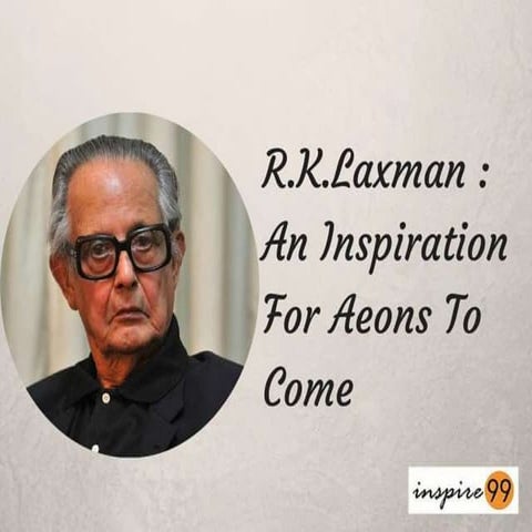 RK laxman an inspiration for aeons | PPTX | Drawing and Sketching ...