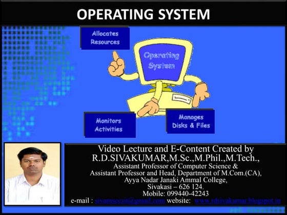 Working with Windows XP - R.D.Sivakumar | PPT