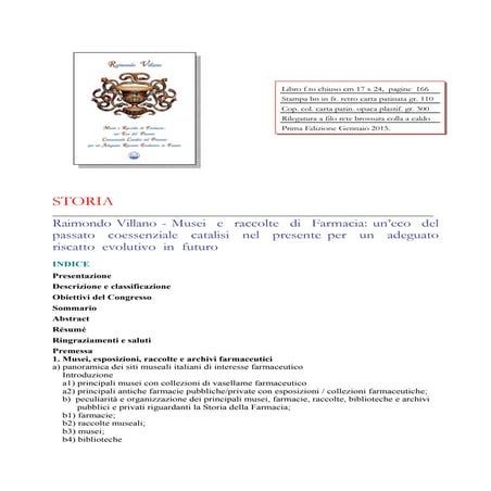 R. villano colophon libro musei | PDF