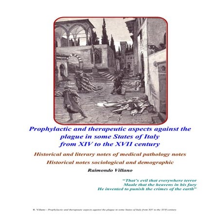 R. Villano-Plague in Italy-Historical, literary, medical, sociological ...