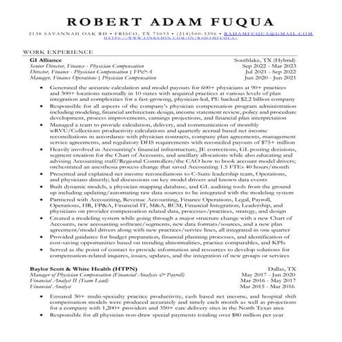 R. Adam Fuqua Resume | PDF