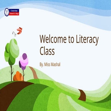 English comprehension literacy readig online class.pptx