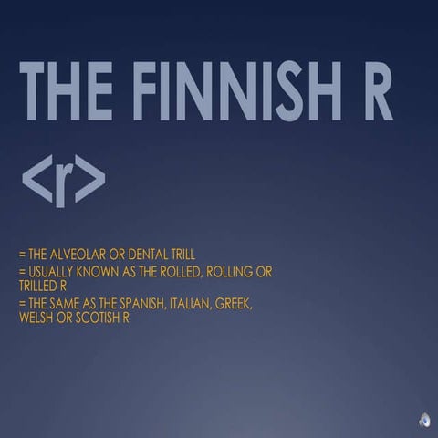 The Finnish R | PPT