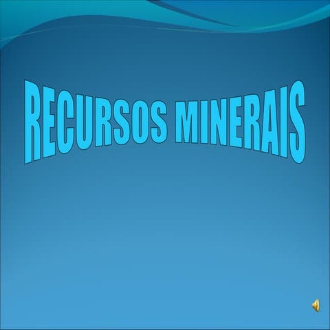 Recursos minerais - Laura N e Alba R | ODP