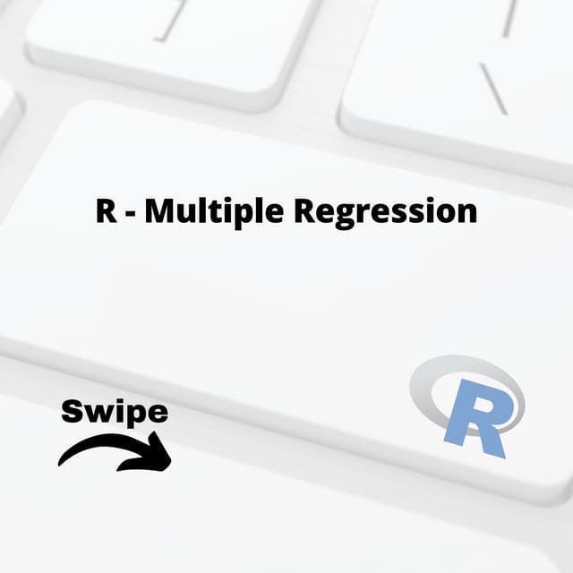 R - Multiple Regression | PDF