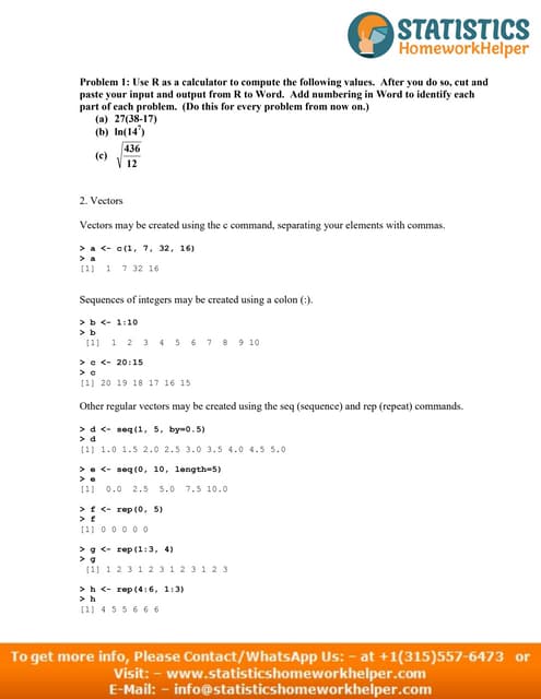 R Programming Homework Help Pdf 6543