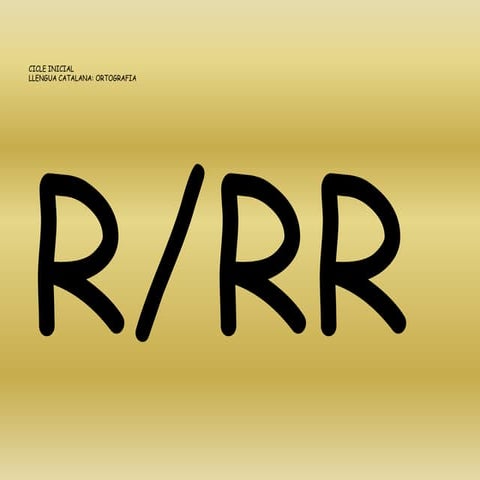 ORTOGRAFIA: R/RR | PPTX