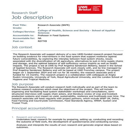 Research Associate Jobs 2025 Opportunity Apply Online | PDF