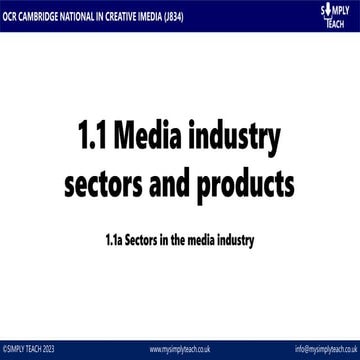 R093 - L1 Sectors in the media industry.pptx