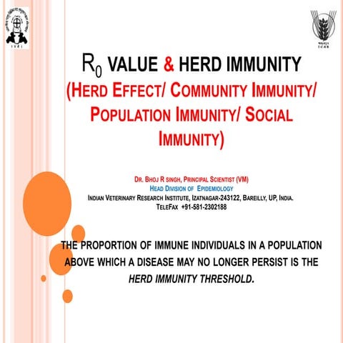 R0 Value & Herd Immunity | PPTX