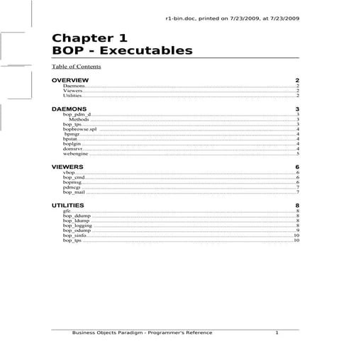 r1-vrfiles BOP Executables Broadcom CA SDM | PDF