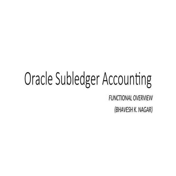 R12_SLA.ppt Oracle Subledger Accounting - Oracle Subledger Accounting ...