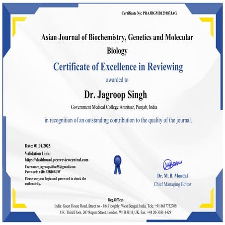 Excellent reviewer certificate 1735704479_6774bf9f11f10.pdf