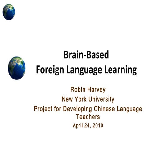 R1 Brain-compatible Learning in Teaching Chinese as a Foreign Language ...