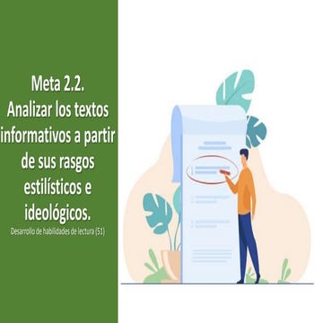 Meta 2.2. analisis_de_textos_informativos | PPTX