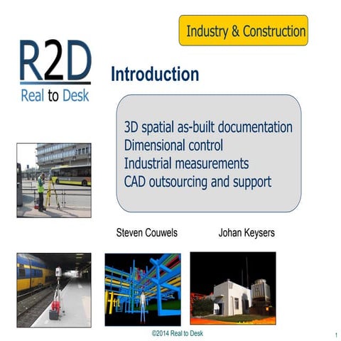 R2 d introduction 3d laser scanning infrastructure 2014 | PPT