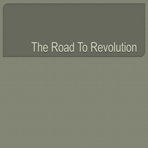 Causes of The American Revolution 2 | PPT